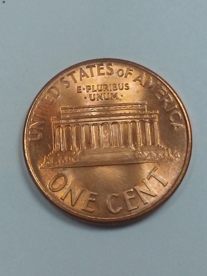 1999 D Lincoln Memorial One Cent Coin - Etsy