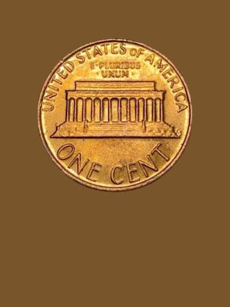 1982 Lincoln Memorial One Cent Coin - Etsy