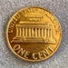 1983 yellow Lincoln Memorial One Cent Coin - Etsy