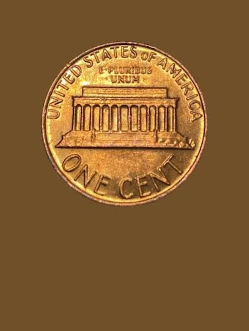1982 Lincoln Memorial One Cent Coin - Etsy