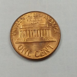 1968 D Lincoln Memorial One Cent Coin - Etsy
