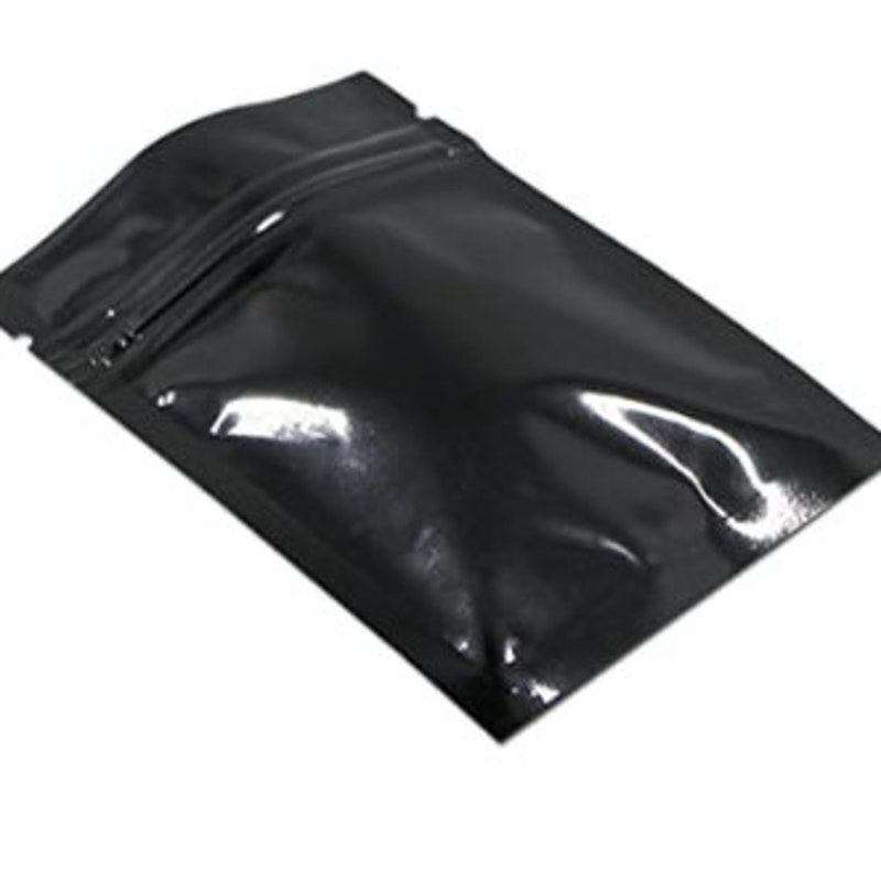 Black Ziplock Bag - Etsy
