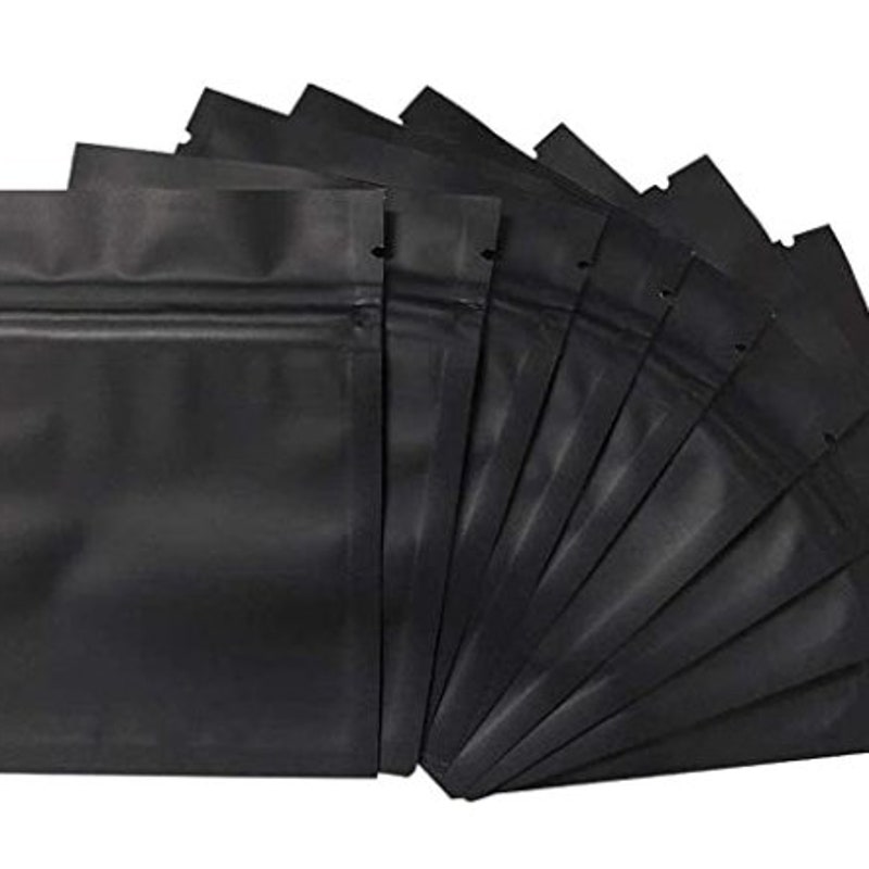 Black Zip Lock Bags - Etsy