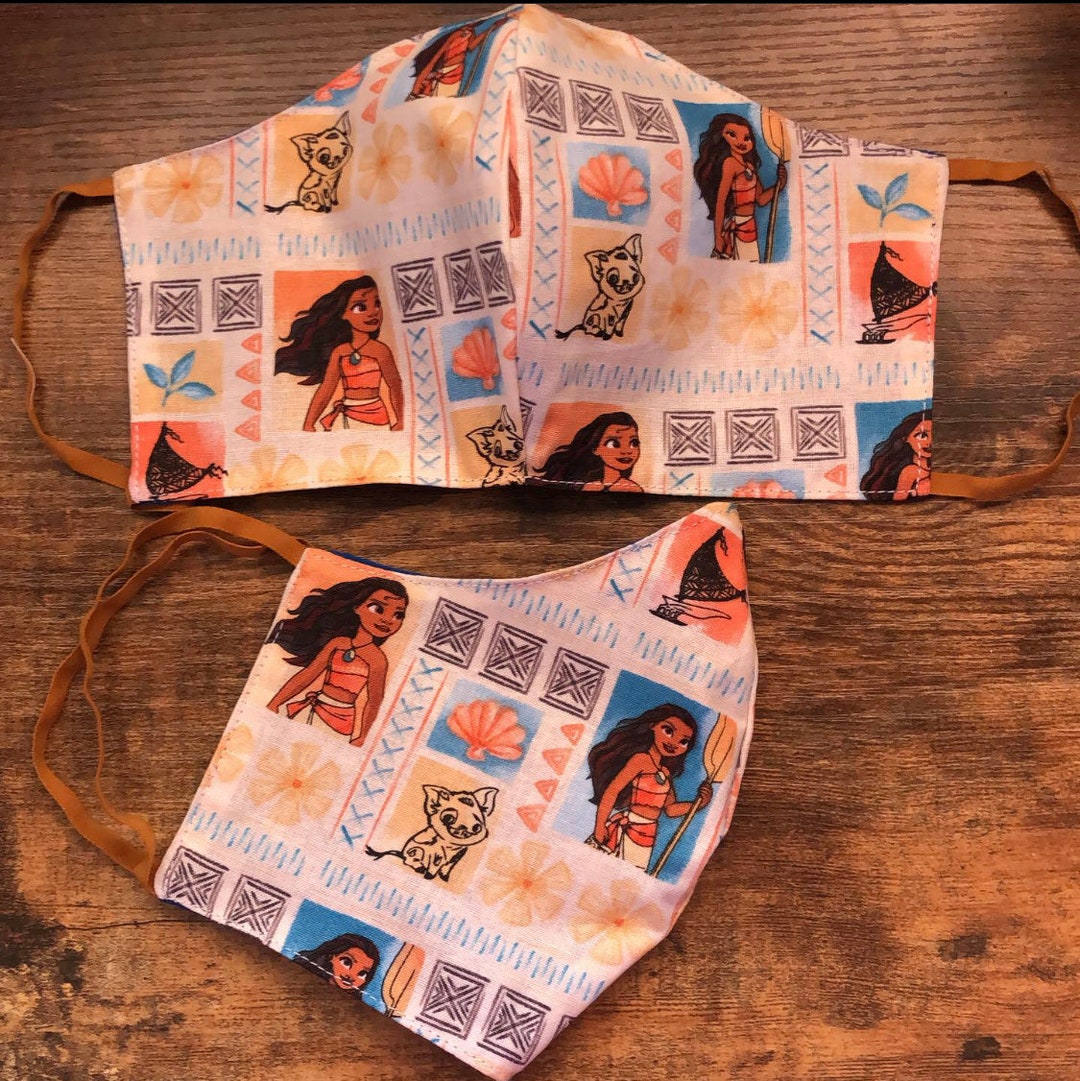 Moana Face Mask - Etsy