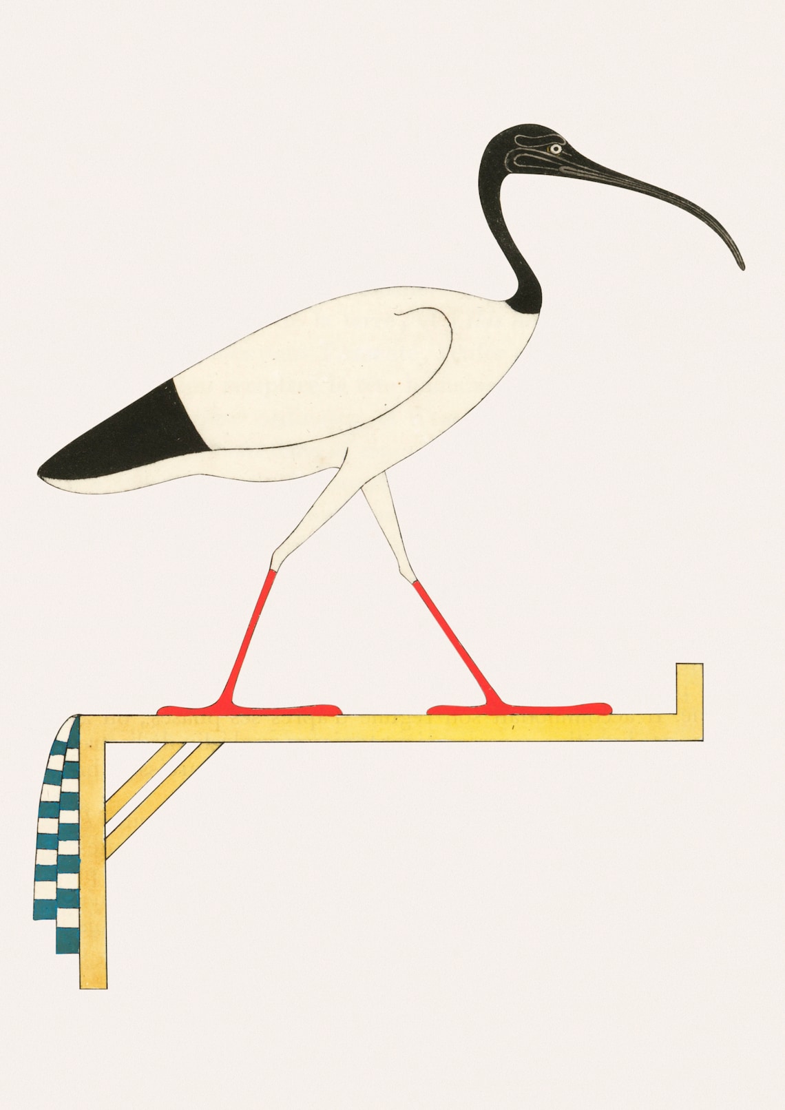 Ancient Egyptian Art Print Ibis Art Egyptian Bird Art Print - Etsy