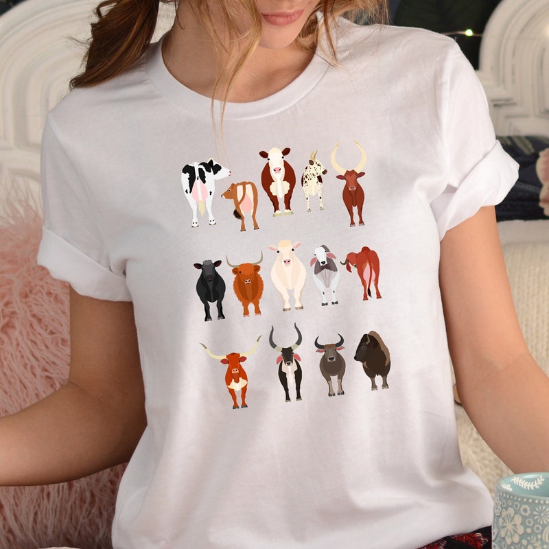 Cow Print Clothing Women - Etsy