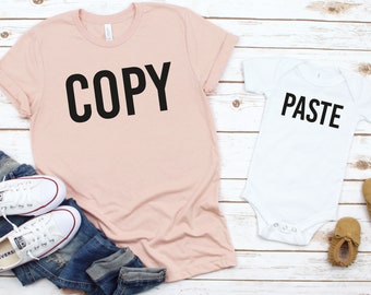 Copy Paste Matching Shirt - Etsy