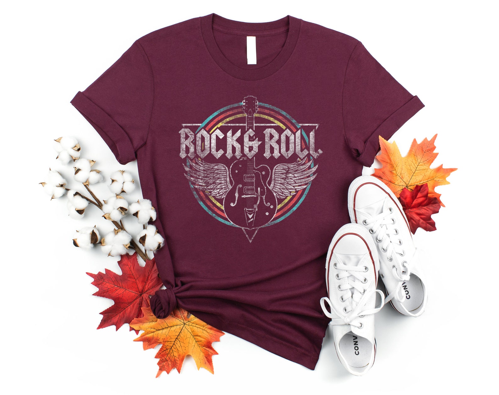 Rock and Roll Shirt, Vintage T Shirt, Guitar Shirt, Vintage Sweatshirt ...