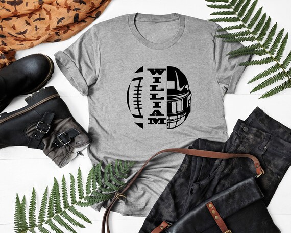 Custom Football Shirt Football Player Shirt Game Day Sunday - Etsy