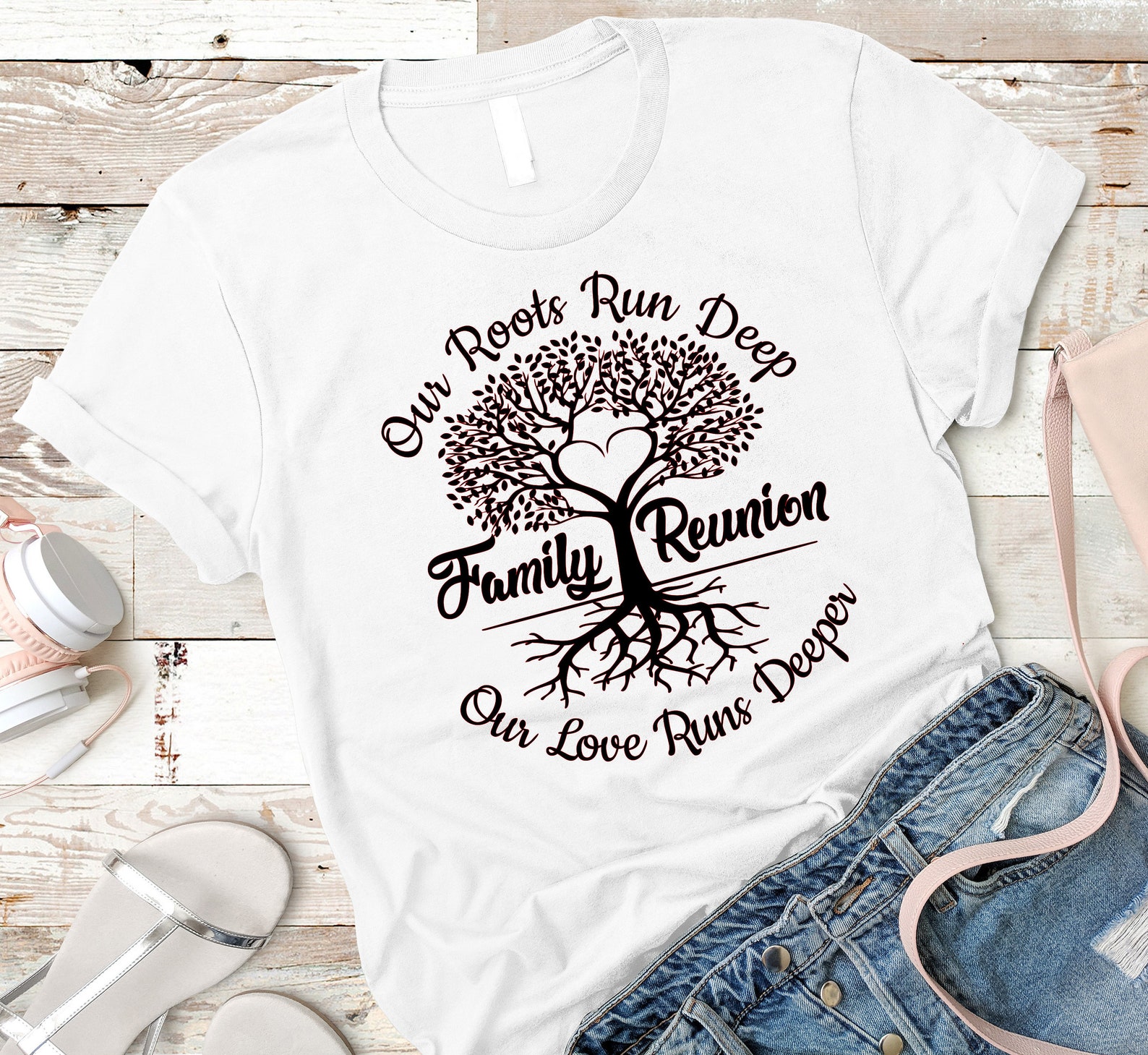 Our Roots Run Deep Family Reunion Our Love Runs Deeper Shirt - Etsy Canada