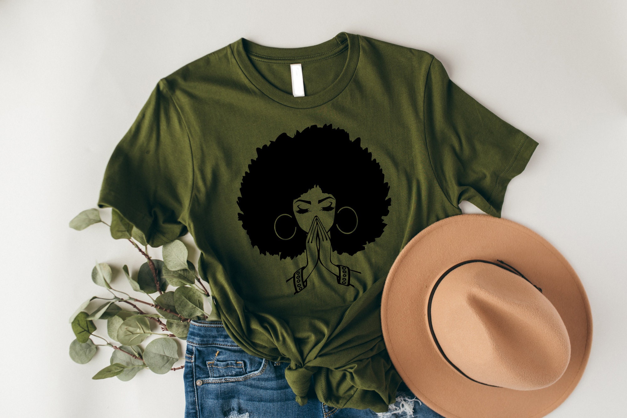 Afro Women Shirt, Afro Girl, Black Girl Shirt, Black Girl Gifts, Black ...