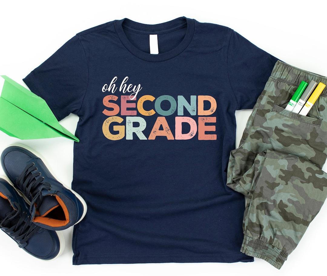 Second Grade Shirt, First Day of School Shirt, Kindergarten Shirt ...