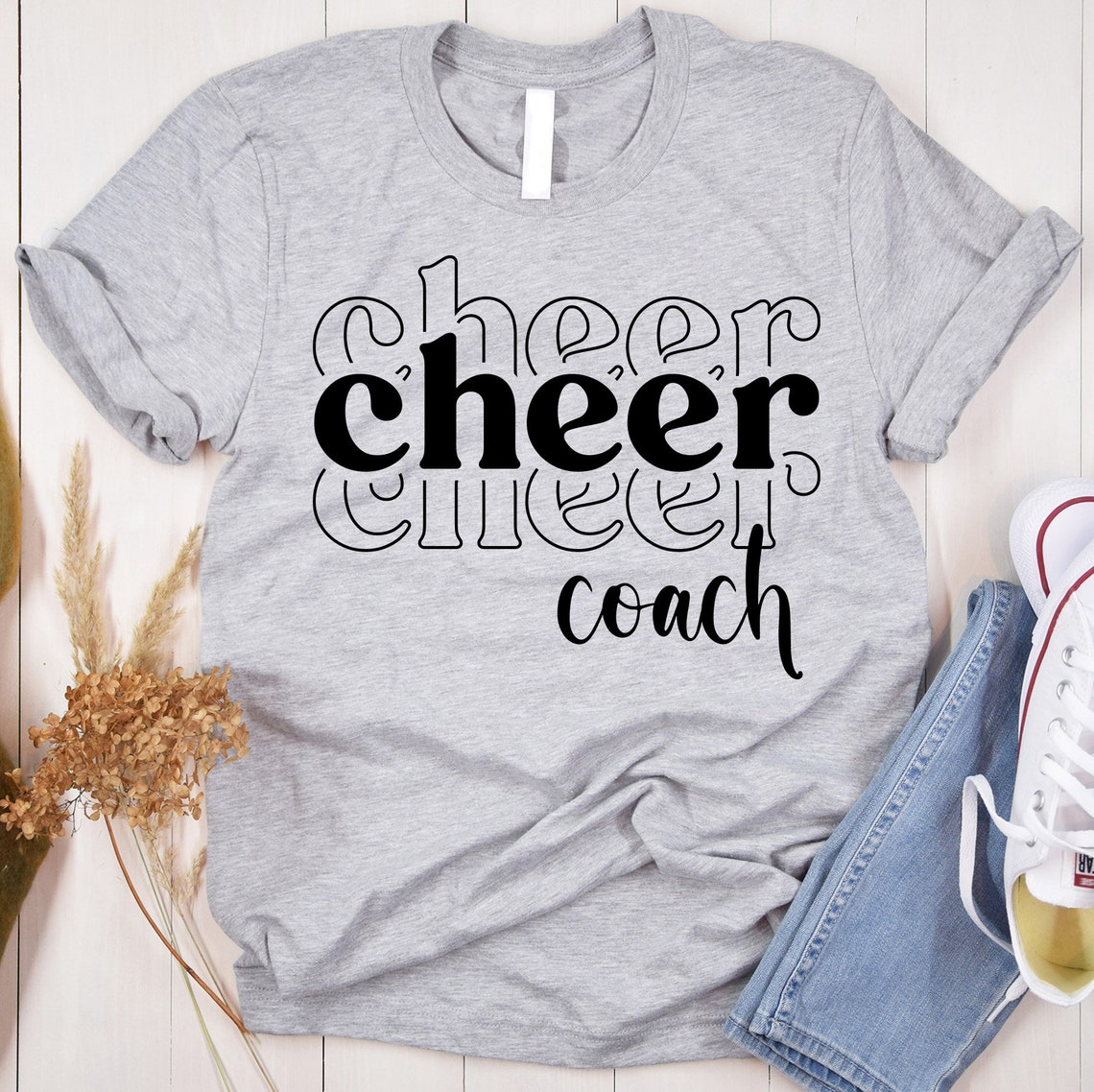 Cheer Coach Shirt Cheerleader Shirt Cheerleader Gifts Cheer - Etsy