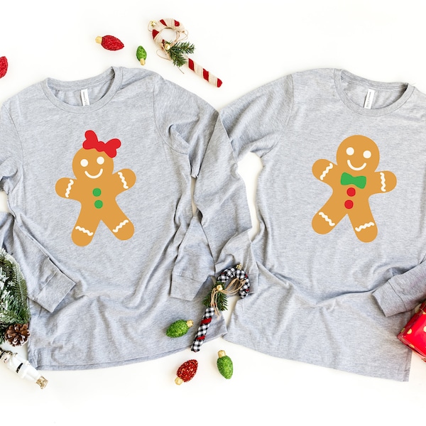 Gingerbread Couple Shirts - Etsy