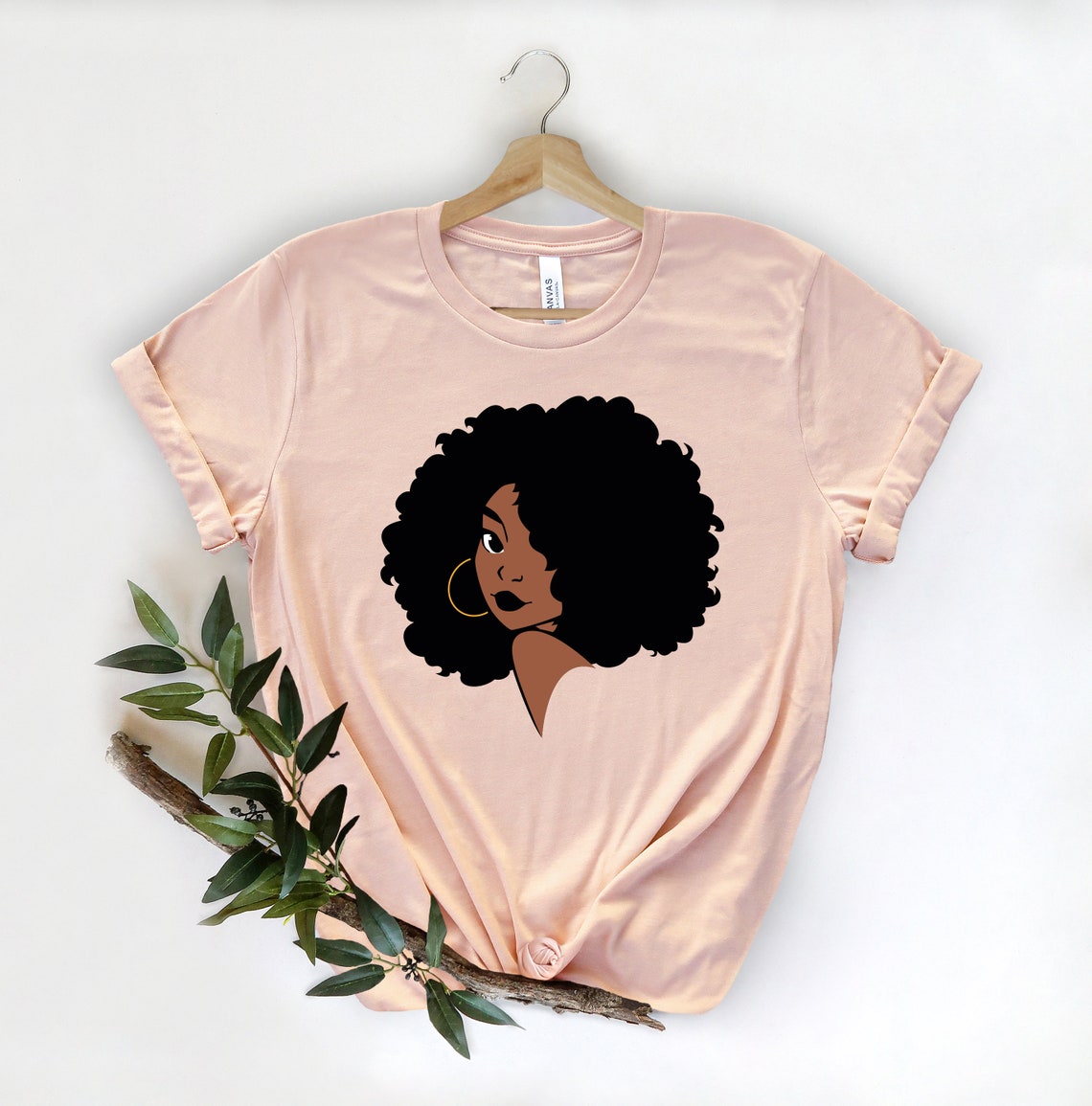 Afro Women Shirt Black Women Shirt Cute Women Shirt Gift to | Etsy