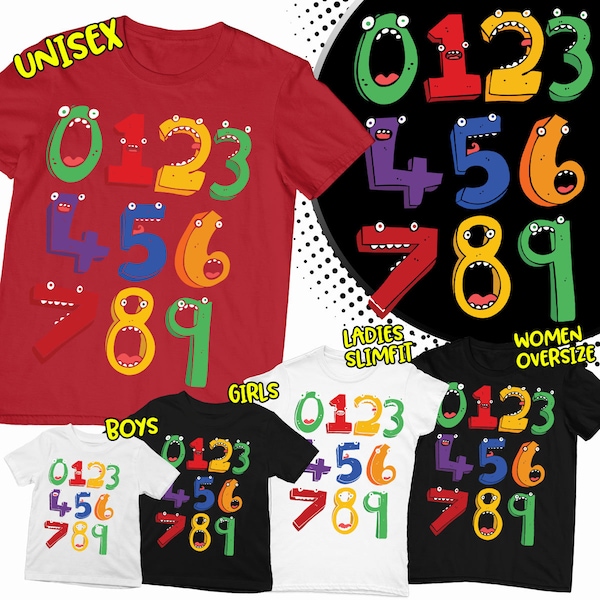 Number Day Tshirt - Etsy UK