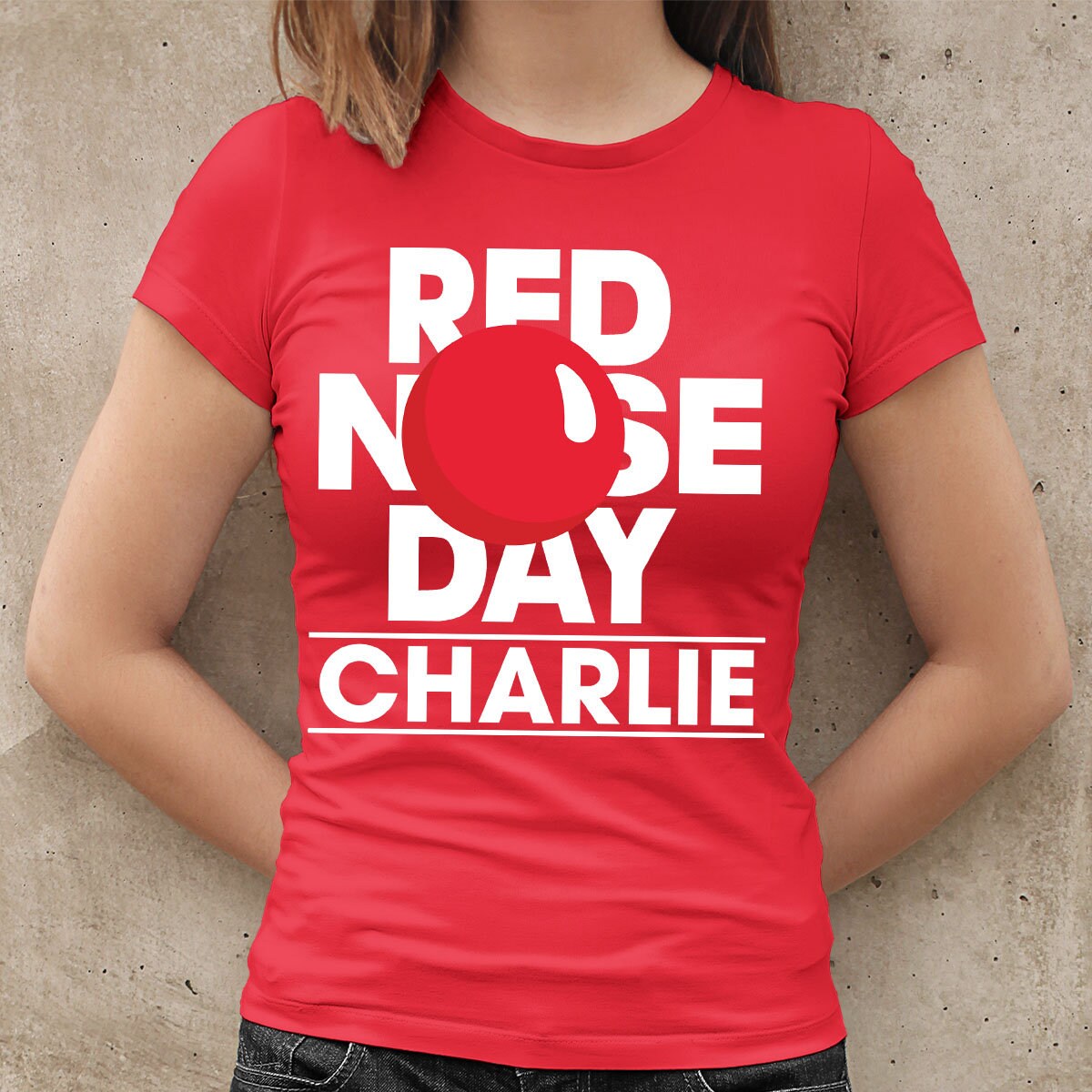 Personalised Red Nose Day T-Shirts 2023 Comic Relief Family T-Shirt ...