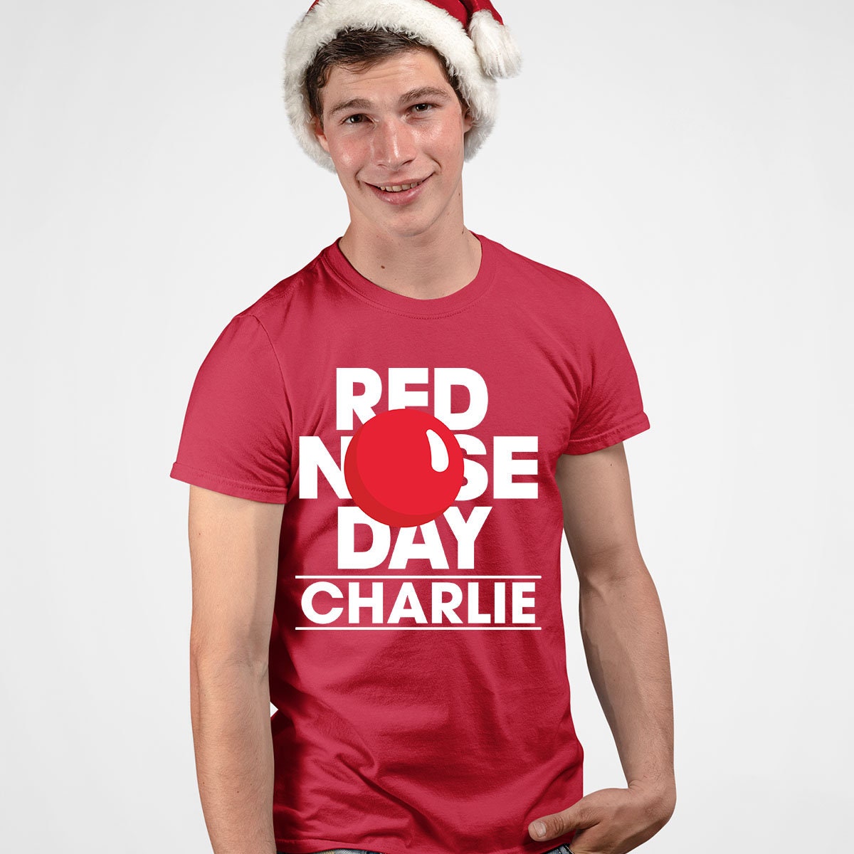 Personalised Red Nose Day T-Shirts 2023 Comic Relief Family T-Shirt ...