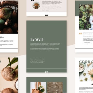 Health Coach Bundle for Canva • Wellness Workbook Ebook Template • Logo ...