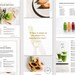 JOY Canva Ebook Cookbook Template for Nutritionists, Health Coaches, Food Bloggers for Designing ...