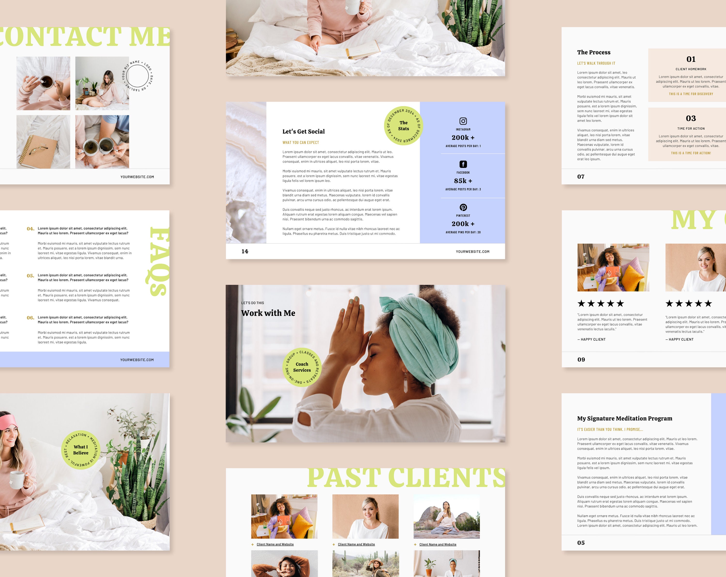 DAWN | Media Kit Template for Canva, Press Kit Perfect for Showcasing ...