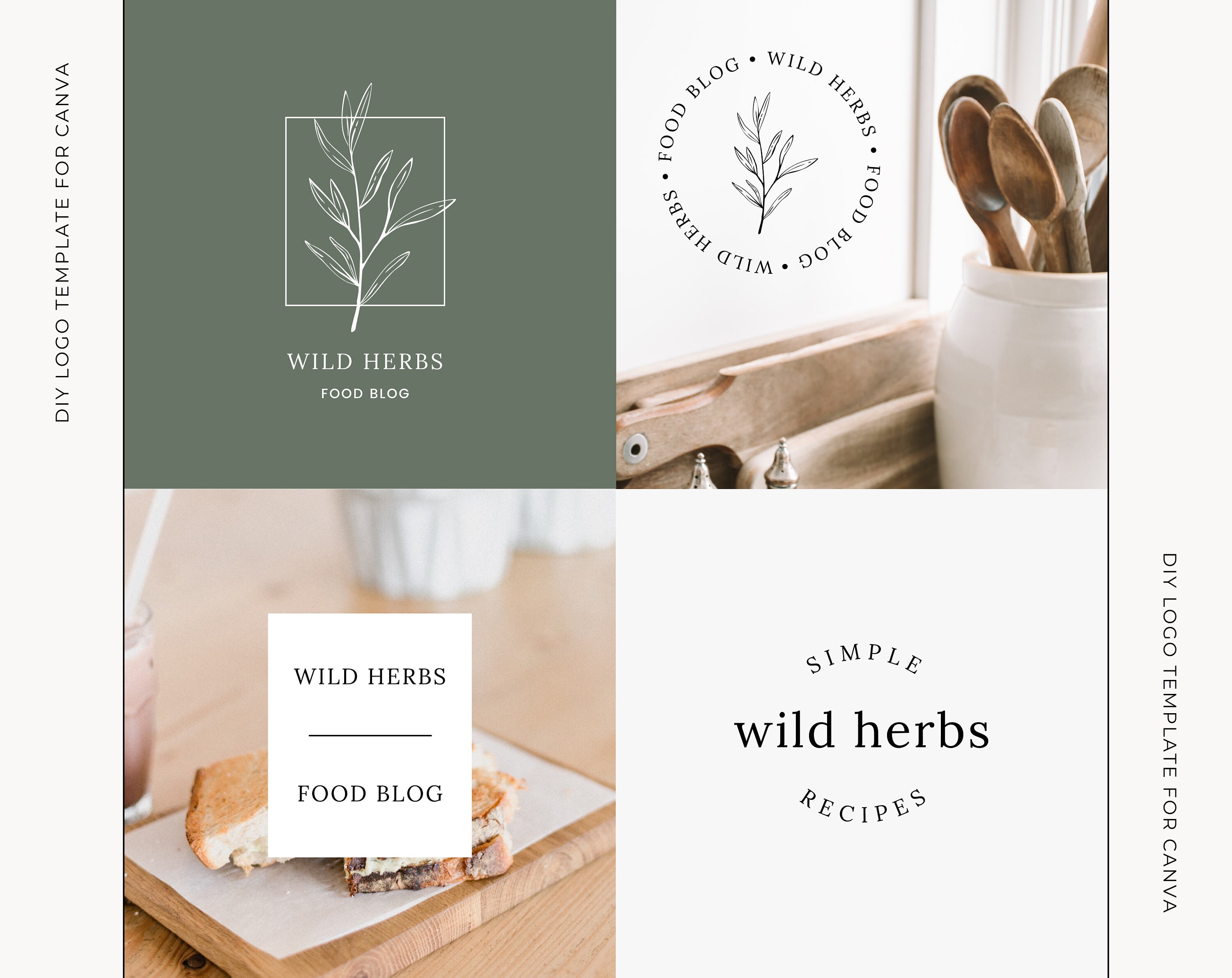 Food Blog Logo Design