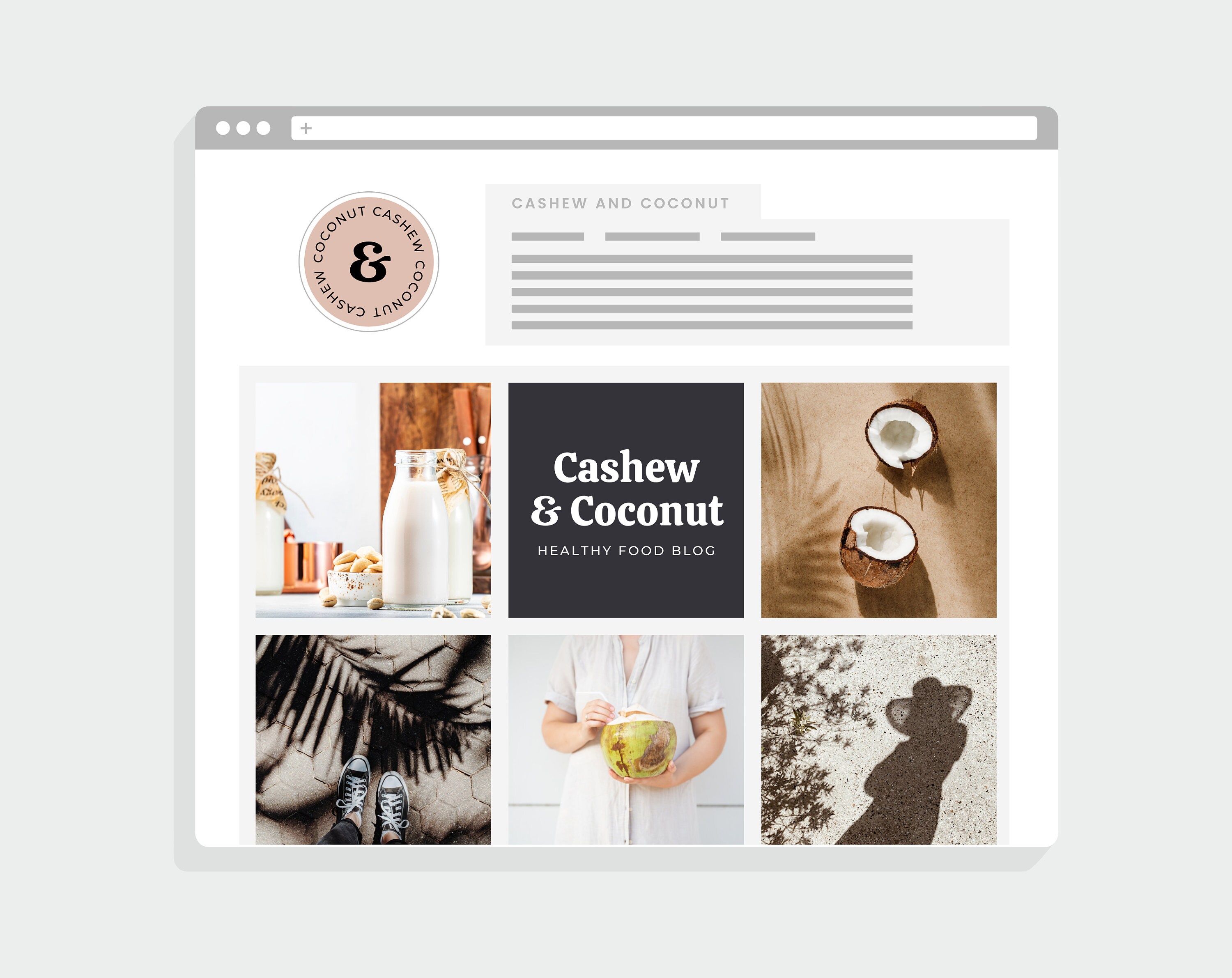 Food Blog Logo Design Canva, Modern Logo Template Canva, Wellness Logo ...