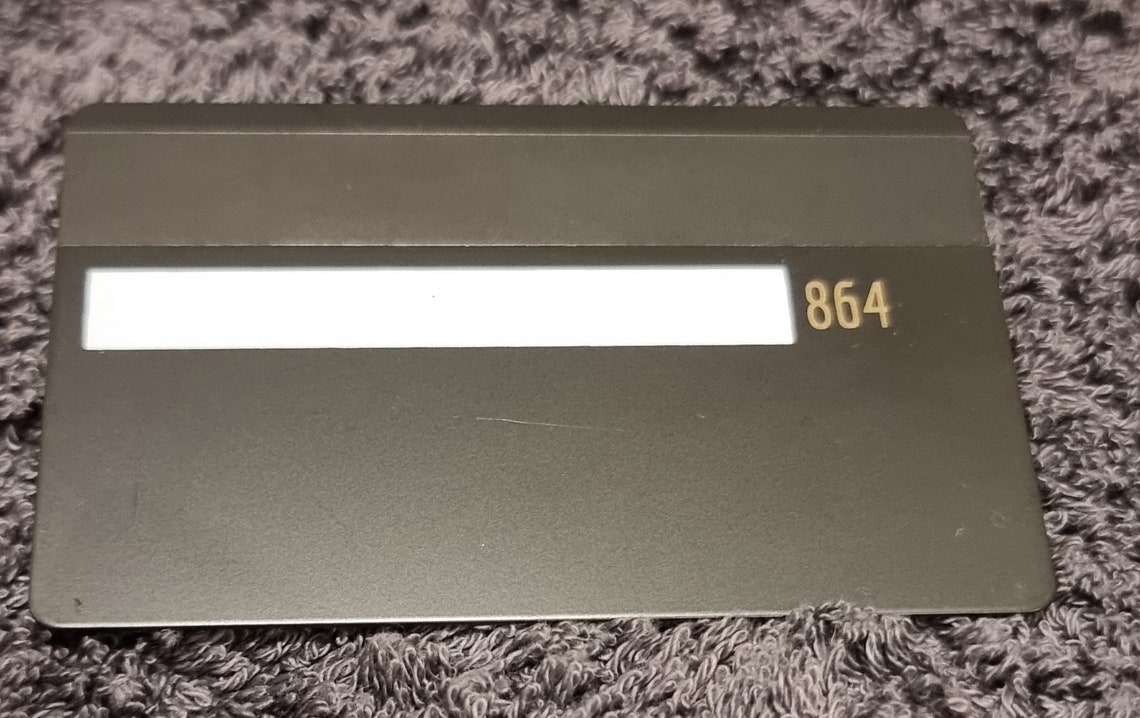 Metal Credit Card, Millionaires Club Credit Card, Personalised Bank ...