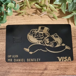 Metal Credit Card, Millionaires Club Credit Card, Personalised Bank ...