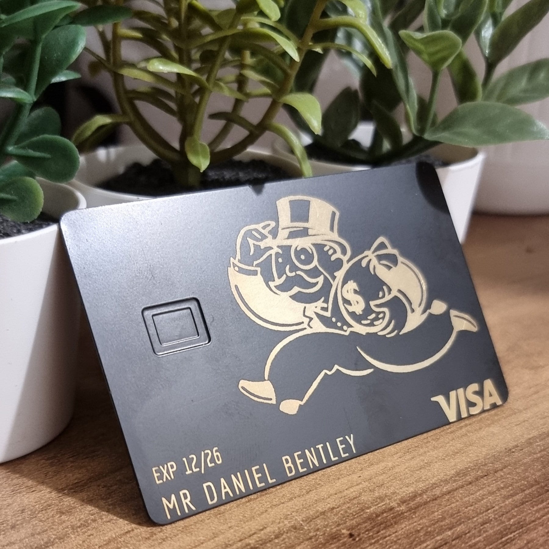 Metal Credit Card Millionaires Club Credit Card Personalised - Etsy