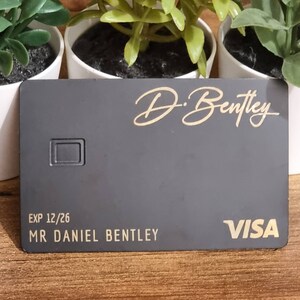 Metal Credit Card, Millionaires Club Credit Card, Personalised Bank ...