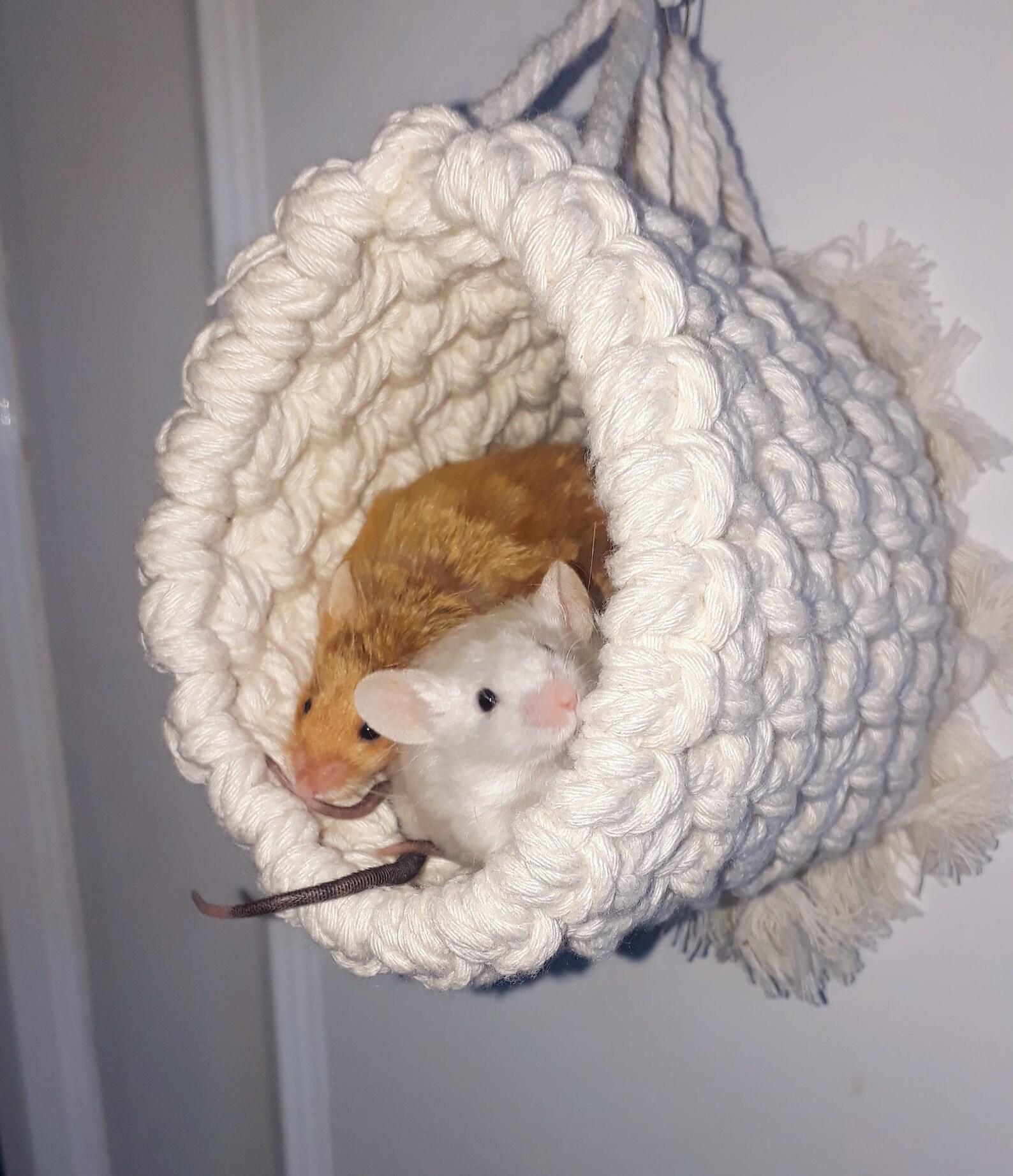 Mouse Tunnel Macrame Tunnel Hamster Tunnel - Etsy Canada