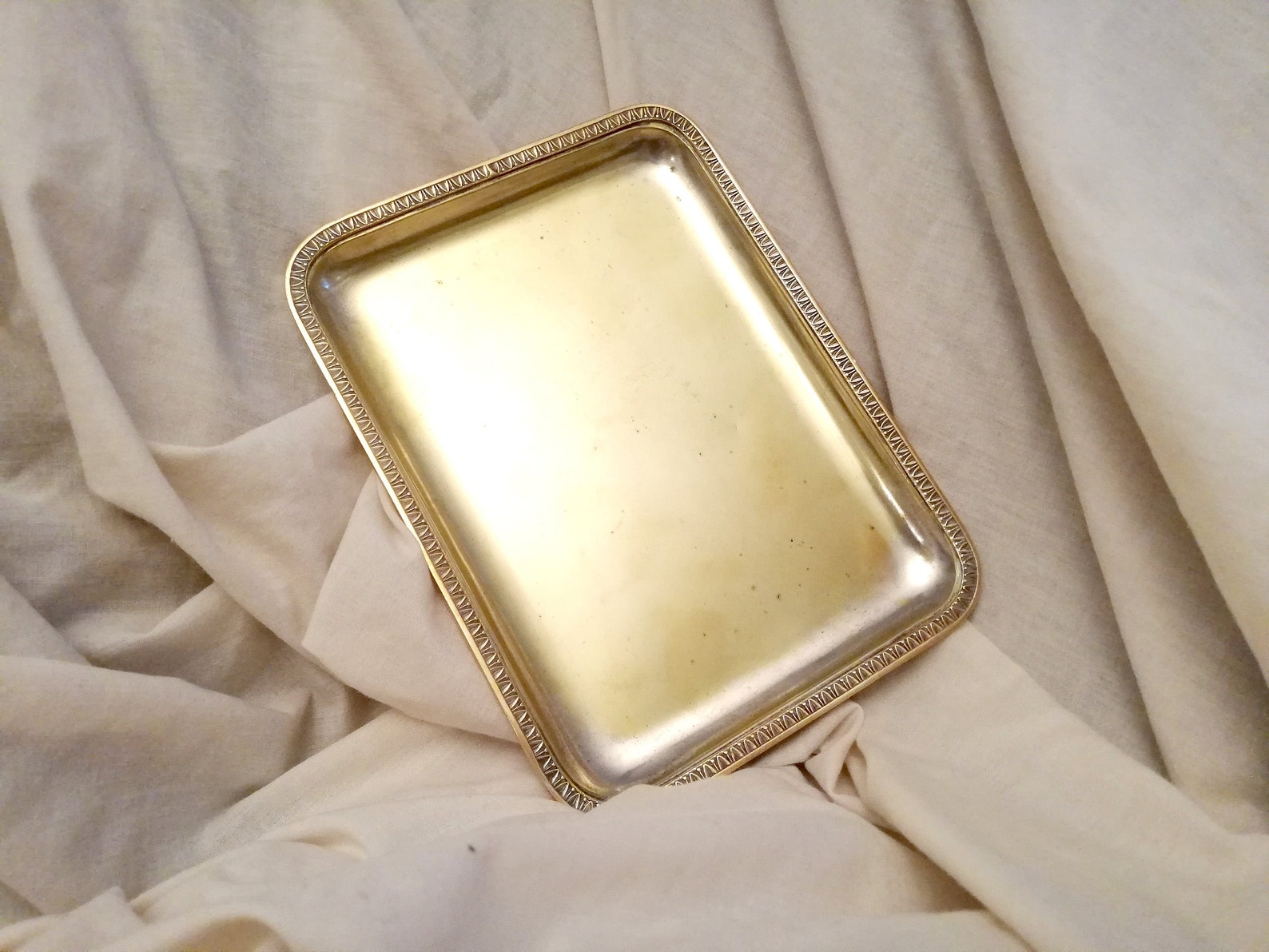 Antique Metal Tray Xixe Century - Etsy