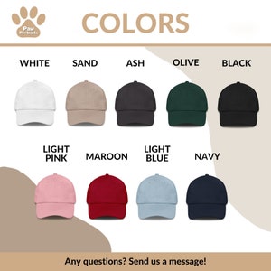 Custom Embroidery Dog Hat Personalized Embroidered Pet Hat Photo and ...