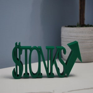 STONKS Sign Unique Desk Sign, Memorable Gift, Gag Gift, Meme - Etsy