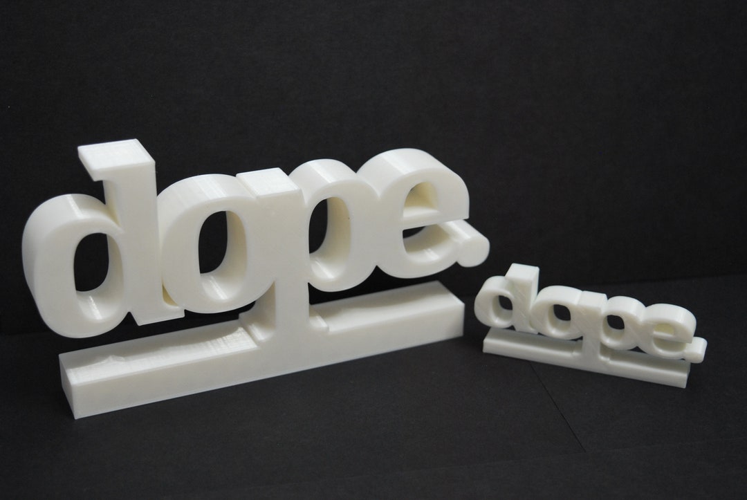 Dope Dope Sign Gift for Teen Room Decoration White Sign Desk Sign ...