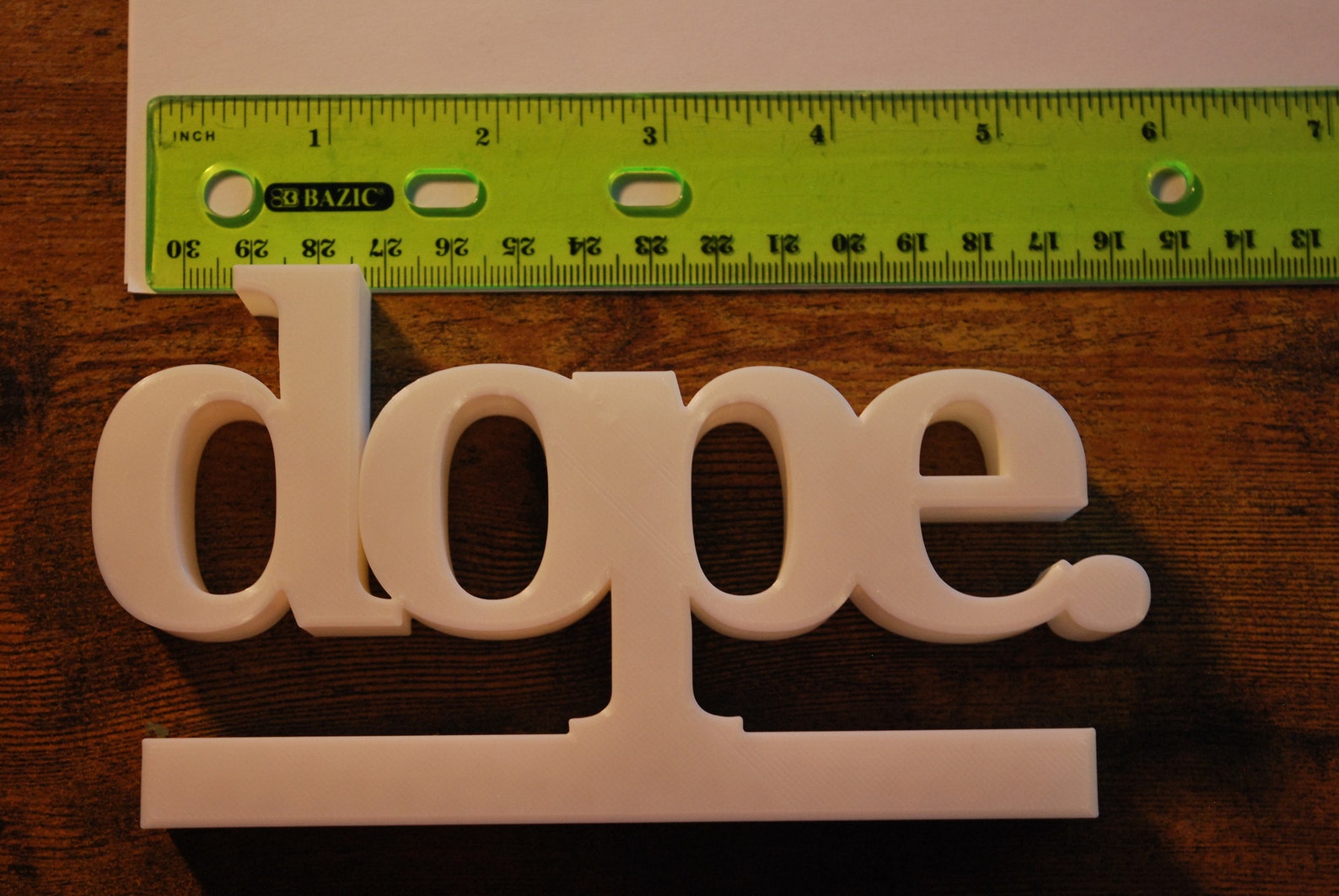 Dope Dope Sign Gift for Teen Room Decoration White Sign Desk Sign ...