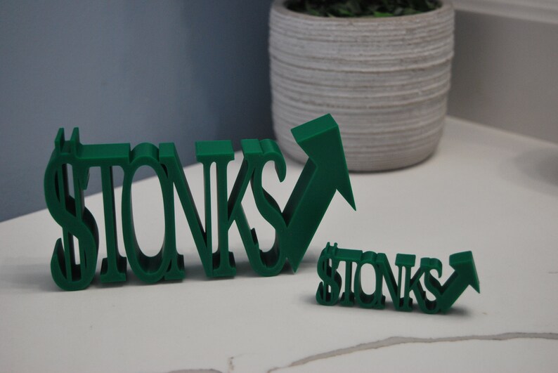 STONKS Sign Unique Desk Sign, Memorable Gift, Gag Gift, Meme - Etsy
