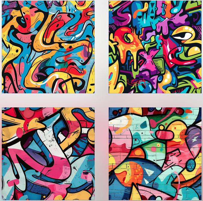 16 Amazing Graffiti Art Digital Seamless, Graffiti Pattern, Graffiti ...