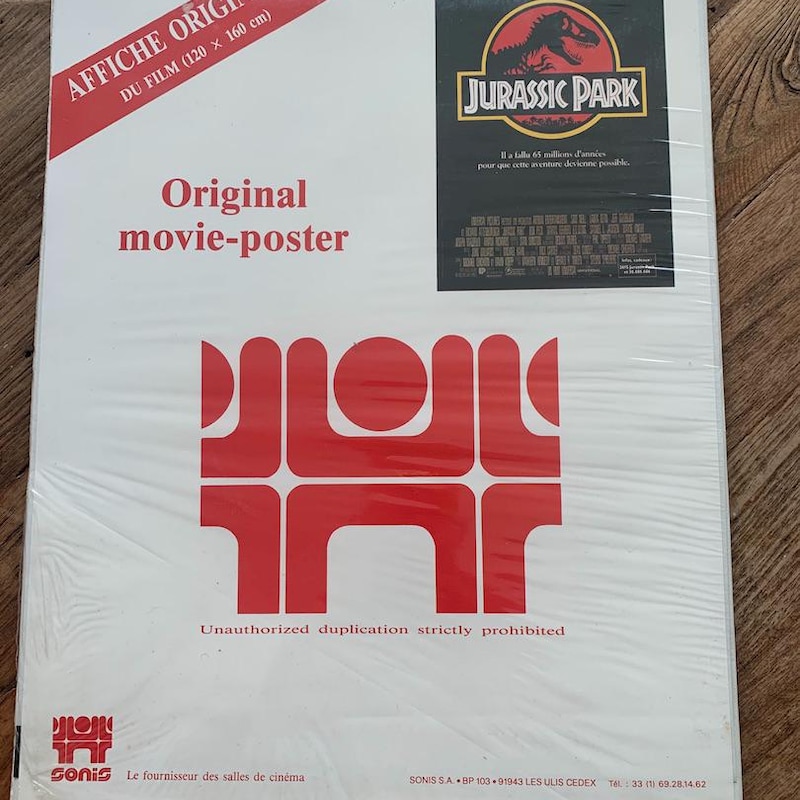 Jurassic Park 1993 Poster - Etsy