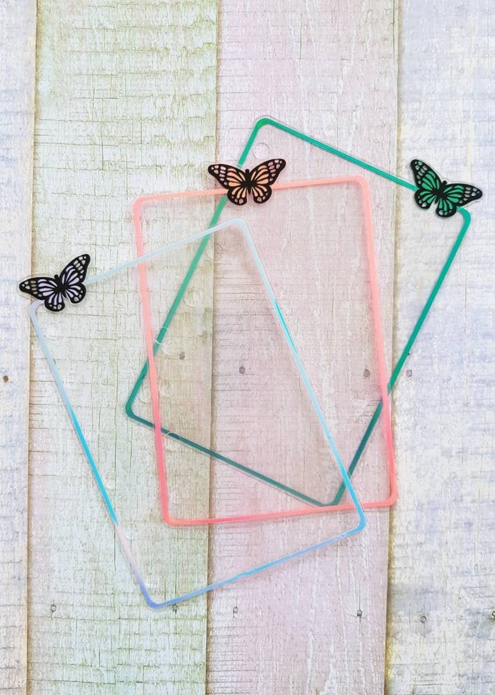 Clear Butterfly Planner Dividers Top Tab Dividers Planner - Etsy UK