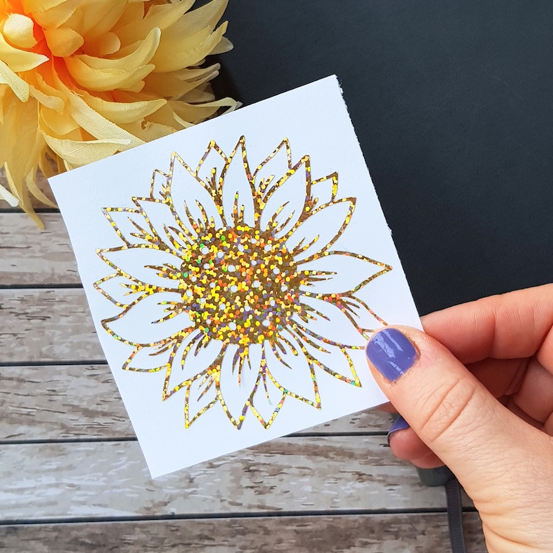 Sunflower Decal - Etsy