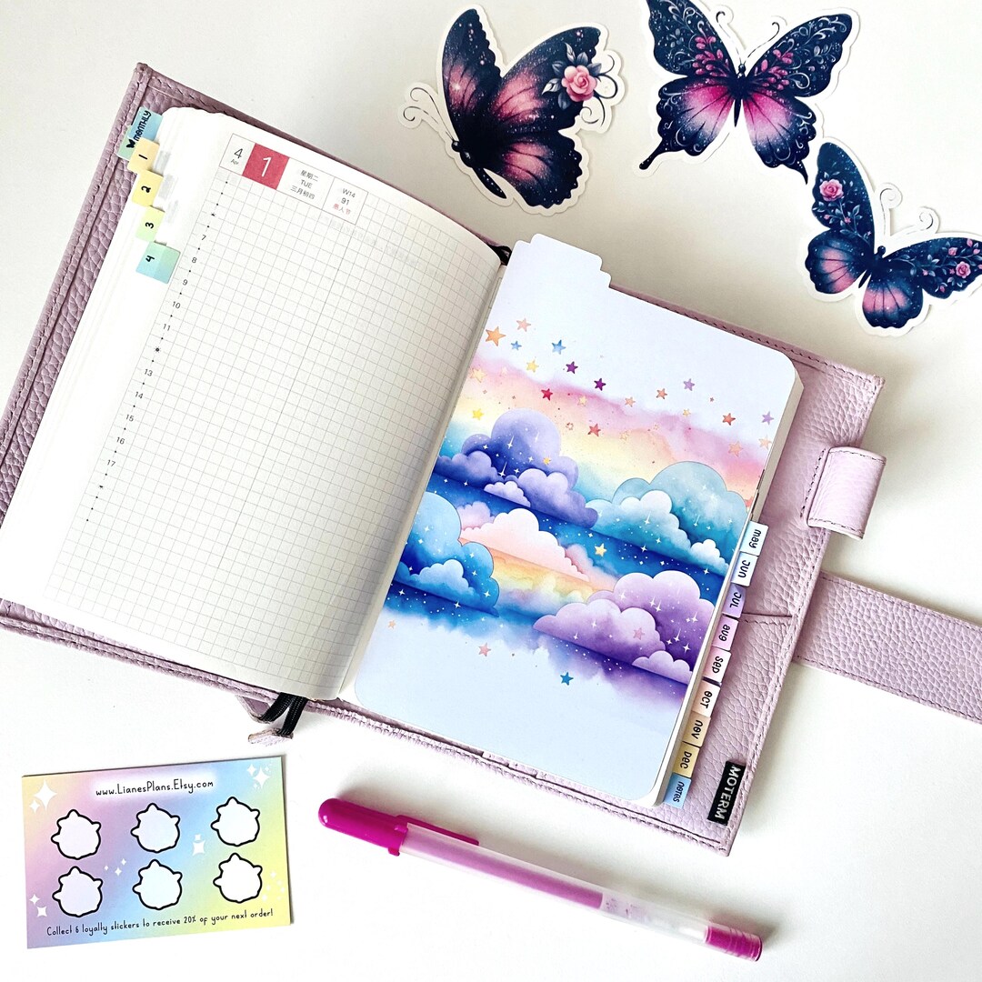 Cloud Planner Pencil Board: A5 A6 B6 Journal Accessories - Etsy