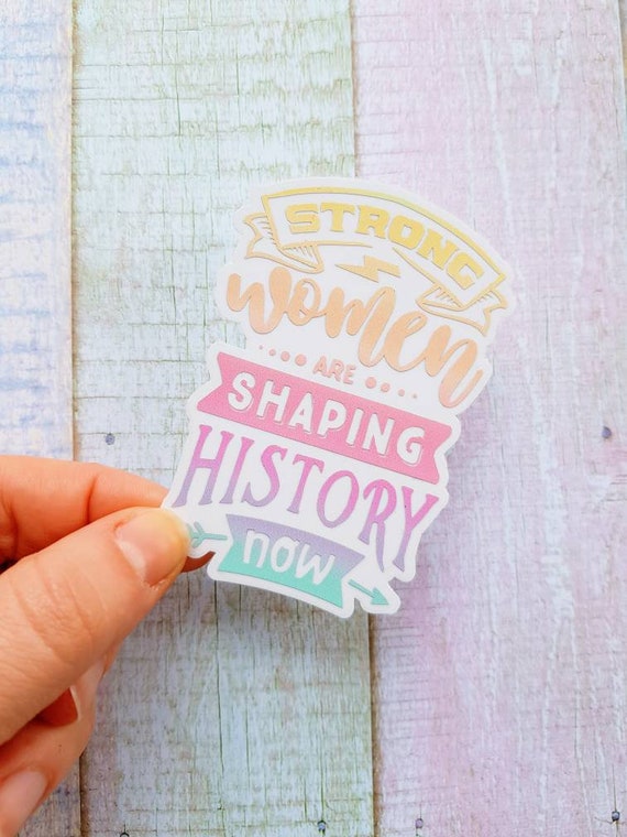Strong Women Decal Die Cut Vinyl Sticker Female Empowerment - Etsy