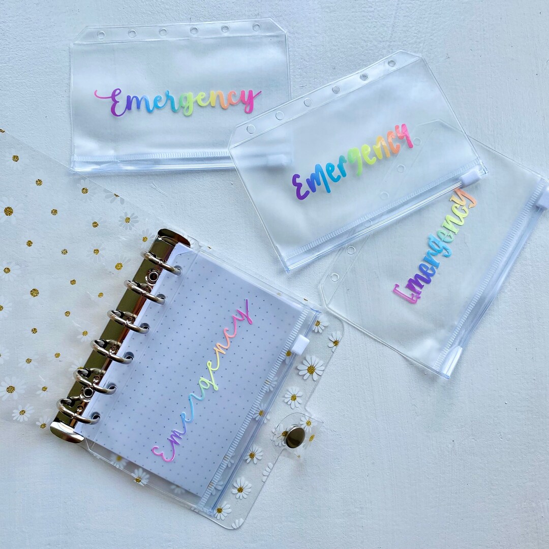 A7 Personalised Rainbow Cash Envelopes for Budget Binder, Wallets for ...