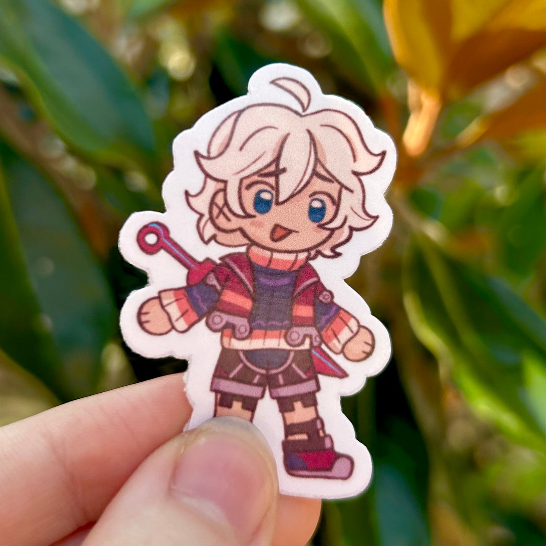 Shulk Xenoblade Chronicles Chibi Glossy Sticker - Etsy