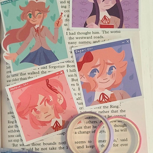 Doki Doki Literature Club Stickers - Etsy