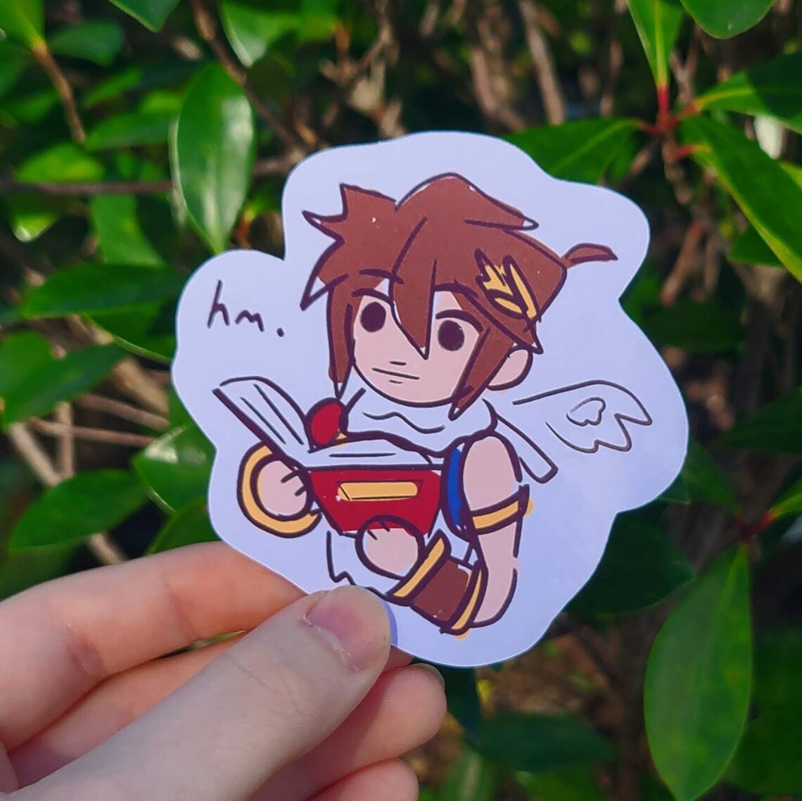 Hm. Kid Icarus Sticker - Etsy