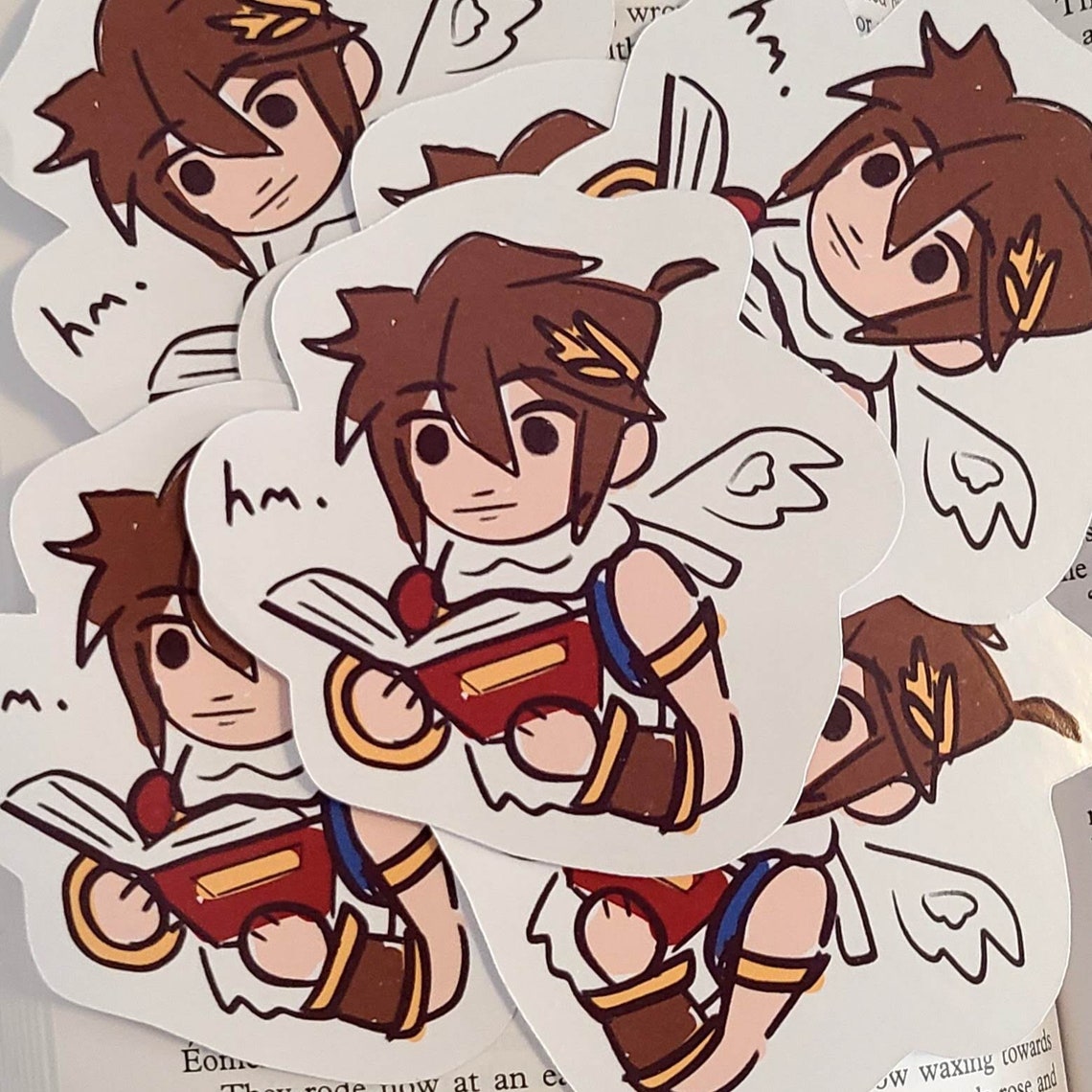 Hm. Kid Icarus Sticker - Etsy