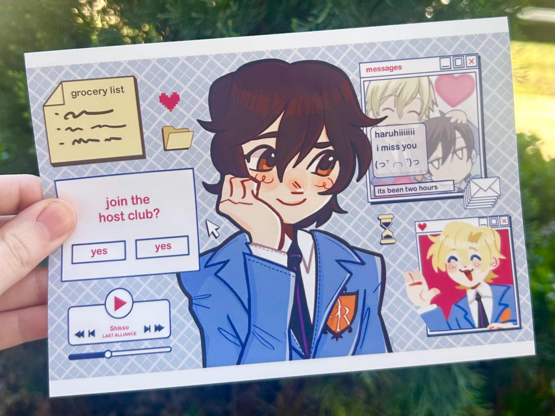 Ouran High School Host Club Tamaharu Print - Etsy